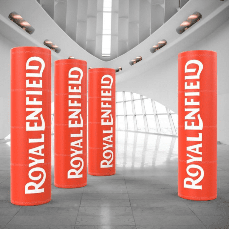 Cylindrical Fabric Tower – flagbuzz.com